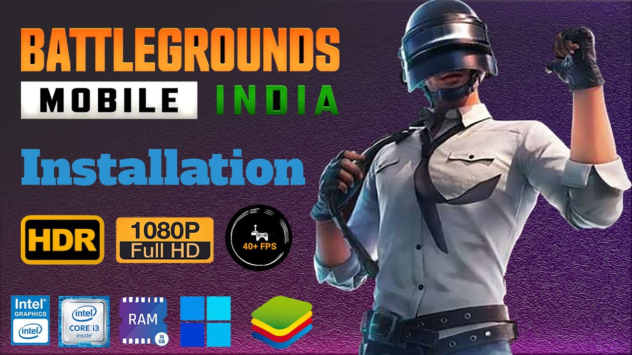 How to Download Battleground Mobile India in PC | 1080p HDR Settings ...