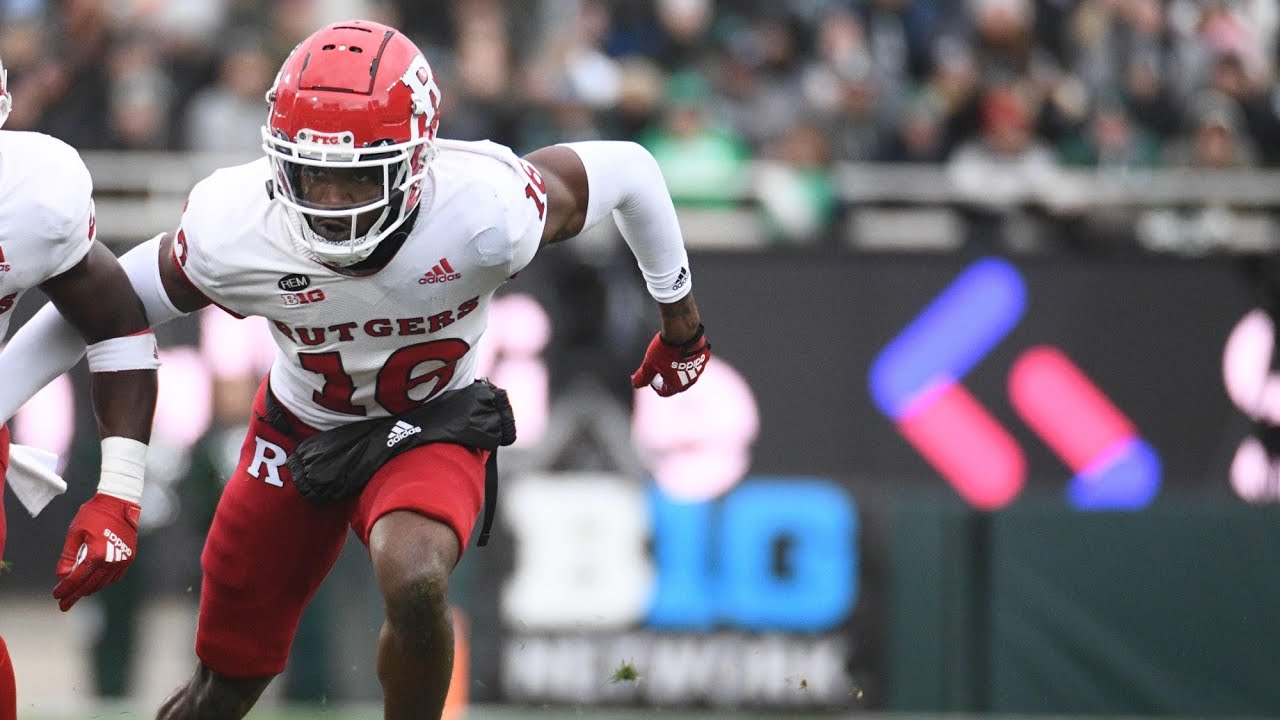 NFL Draft Watch: Max Melton, CB, Rutgers - YouTube