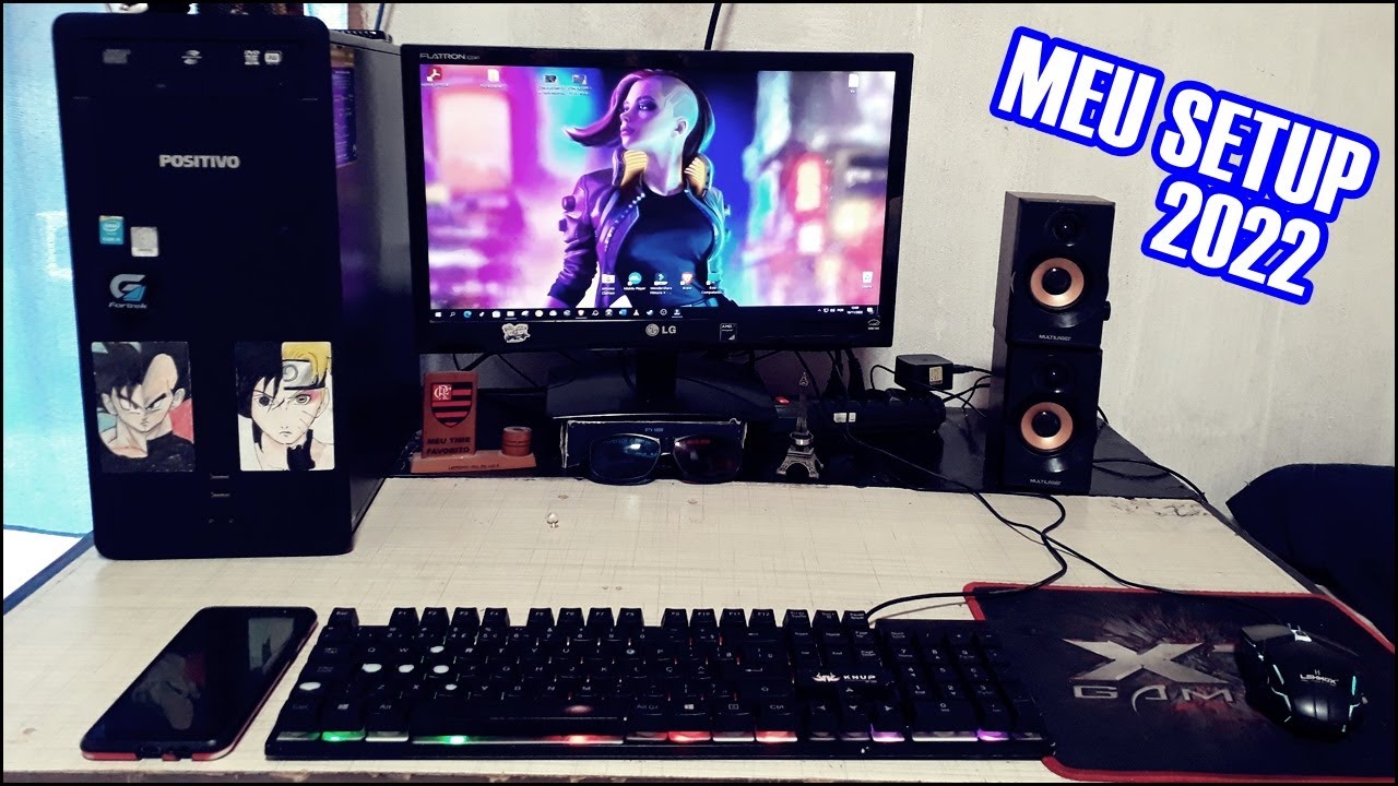 MOSTRANDO MEU SETUP "GAMER" HUMILDE [ 2022 ] - YouTube