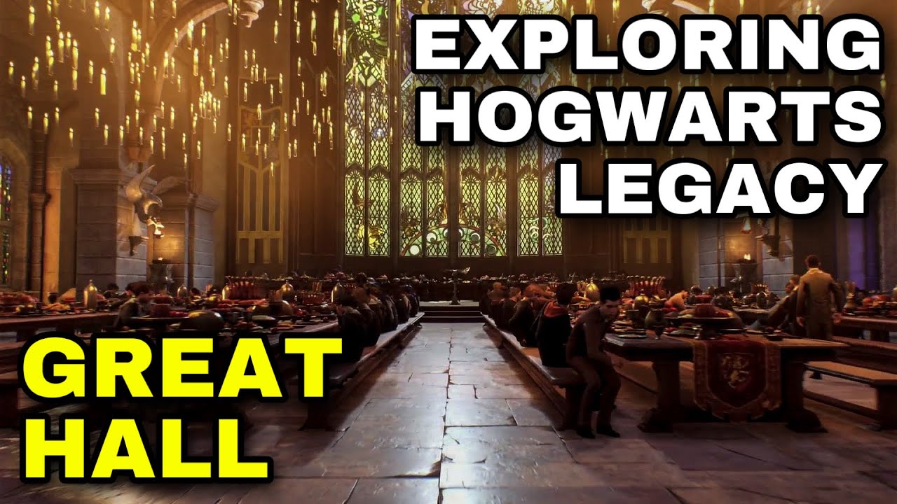 EXPLORING HOGWARTS LEGACY! - The Great Hall - YouTube