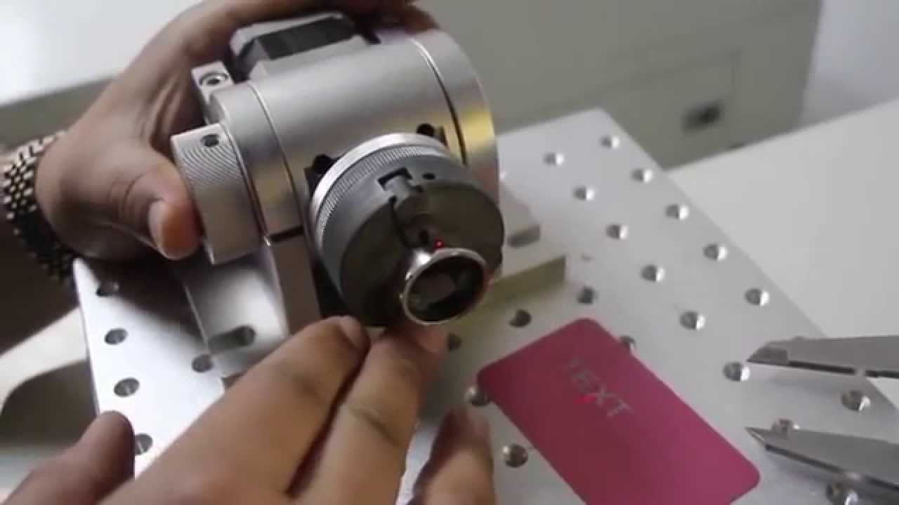 Ezcad Rotary Marking (1/2) - Text Mark - YouTube