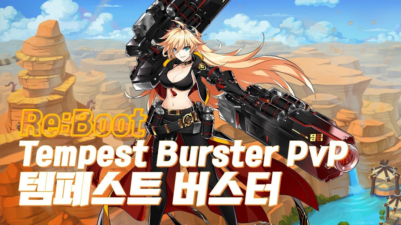 [Elsword KR] Tempest Burster 1:1 PvP (8) 엘소드 로제 템페스트 버스터 공식대전 - YouTube