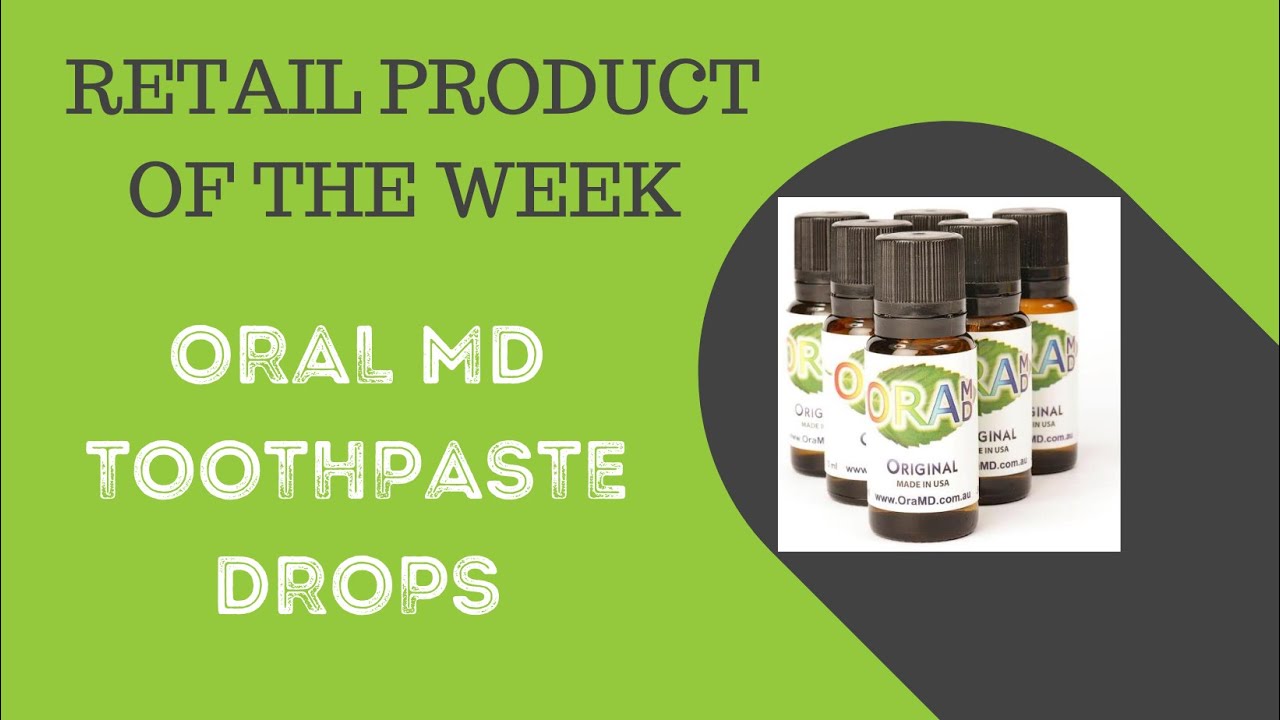 Oral MD Toothpaste Drops - YouTube