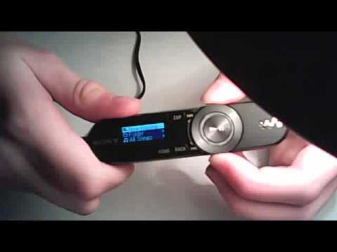 MP3-плеер Sony walkman zappin серии B (3 выпуск) - YouTube
