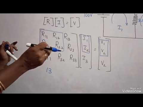 How to form a matrix/ Direct Inspection method/Mesh Analysis - YouTube