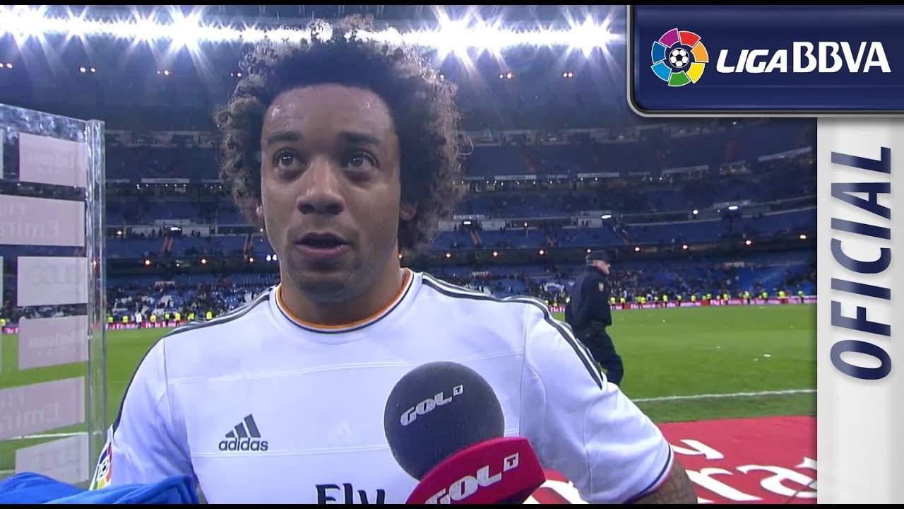 Entrevista a Marcelo tras el Real Madrid (4-0) Real Valladolid - HD ...