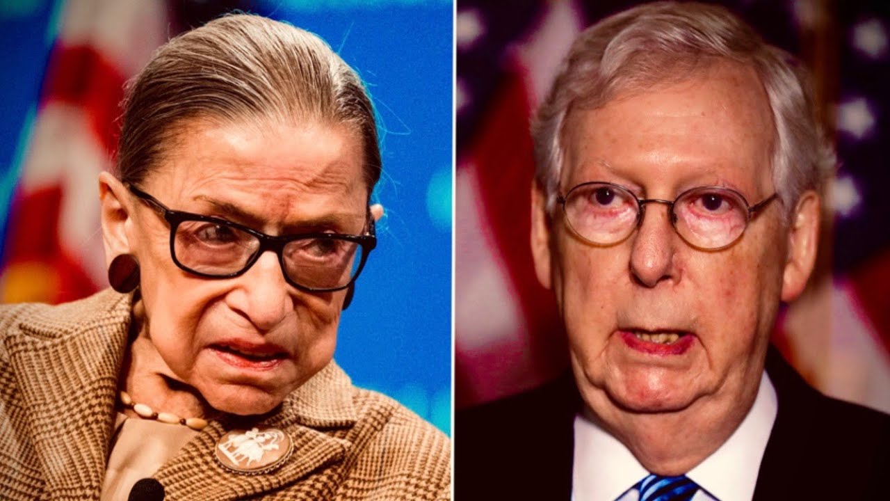 Mitch McConnell Writes Shameless Letter After RBG's Death - YouTube