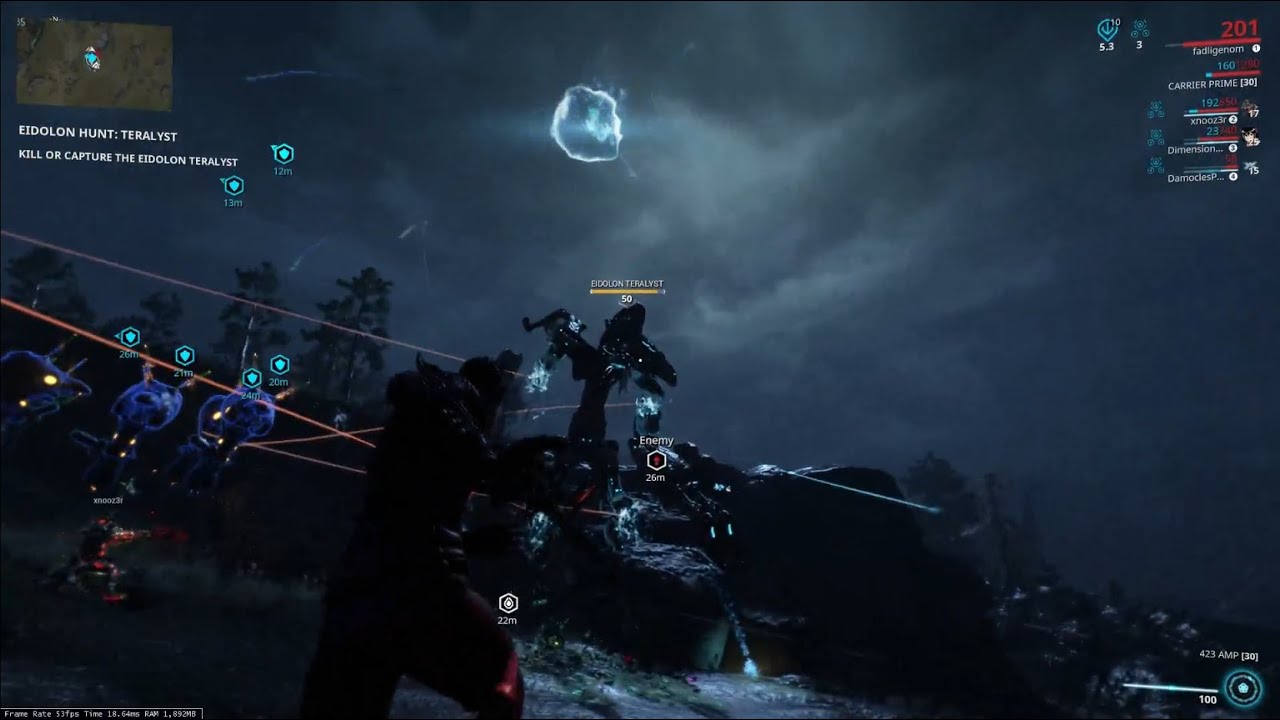 Warframe Eidolon Hunt Guide for beginners ft Oberon x Rubico Prime ...