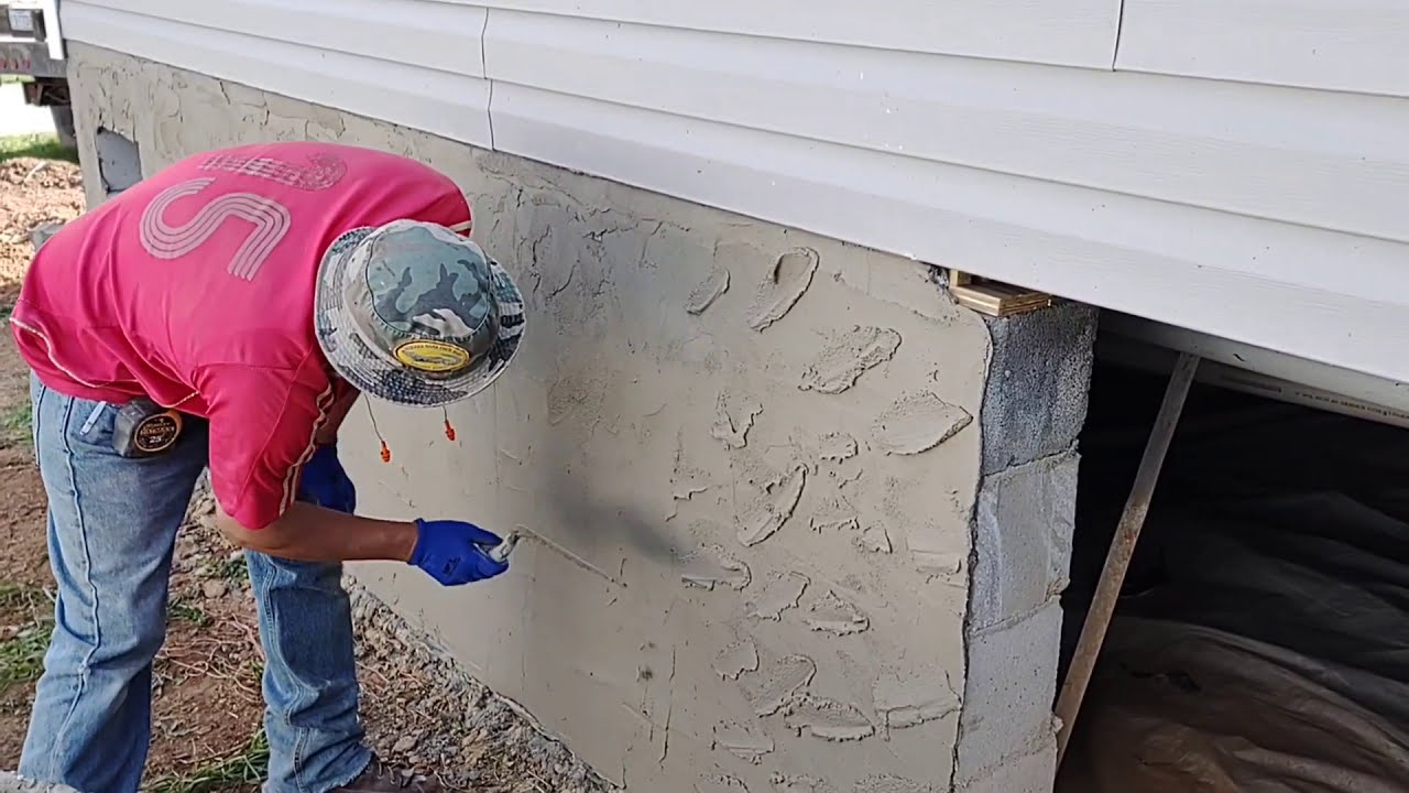 Estuco Sobre Pared De Bloques De Hormigón Impermeabilizar Paredes De