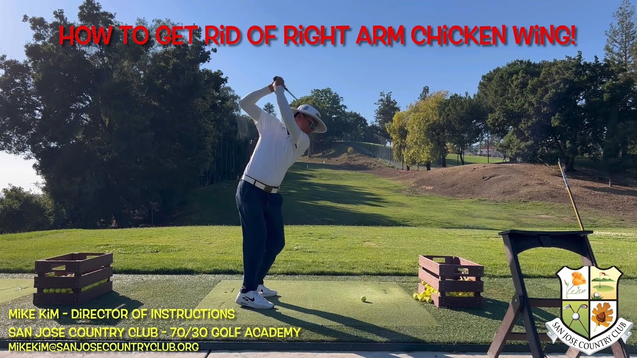 How to get rid of right arm chicken wing! - YouTube