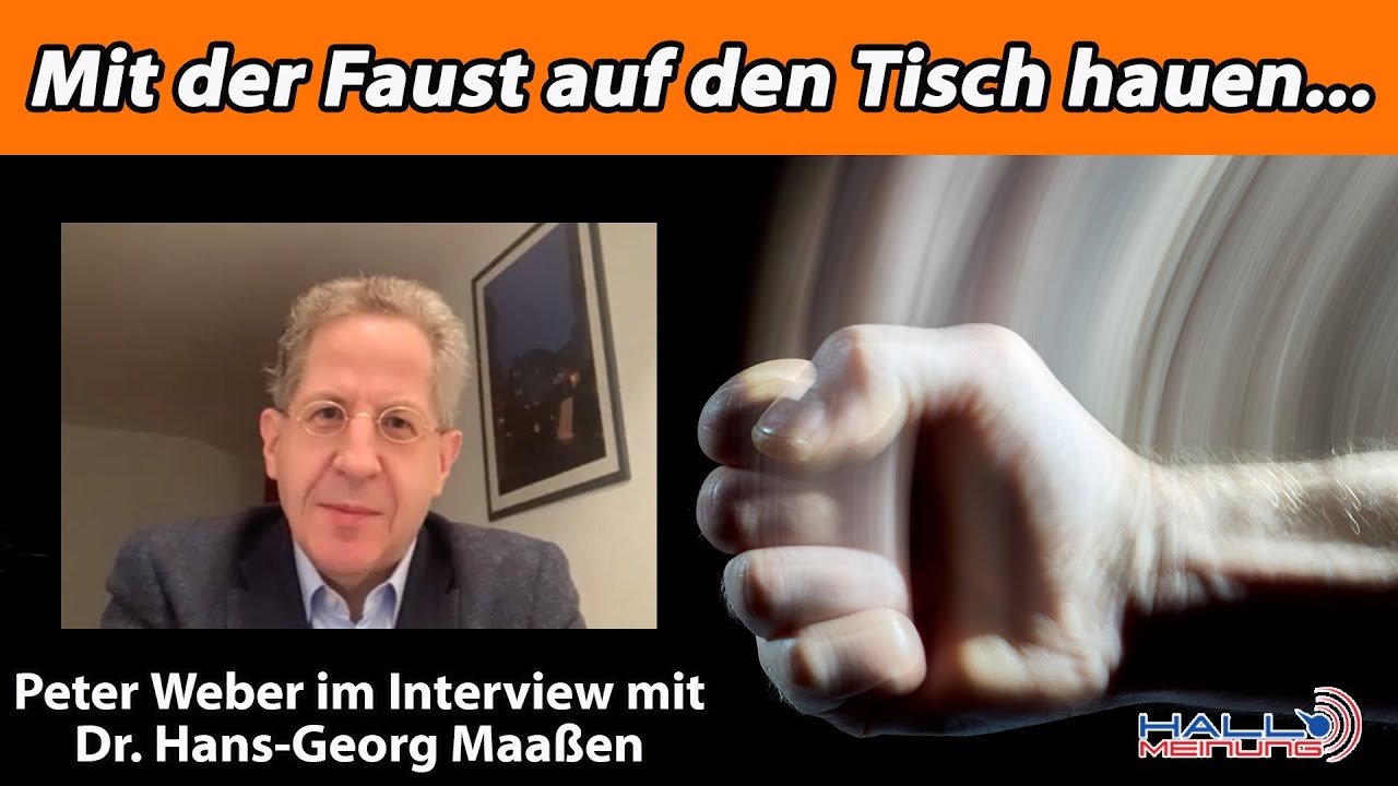 Mit der Faust auf den Tisch hauen... - YouTube