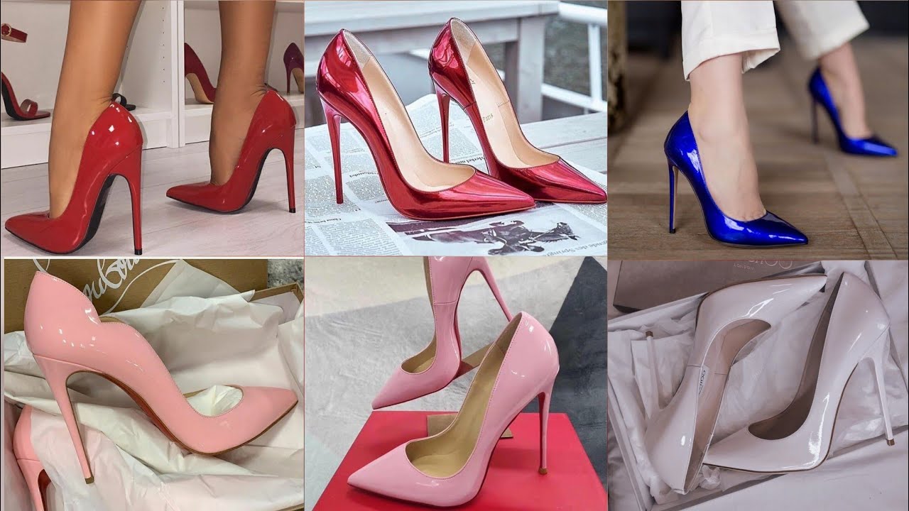 High heel pumps / Shoes designs ideas for women's #stilletos 2022 - YouTube