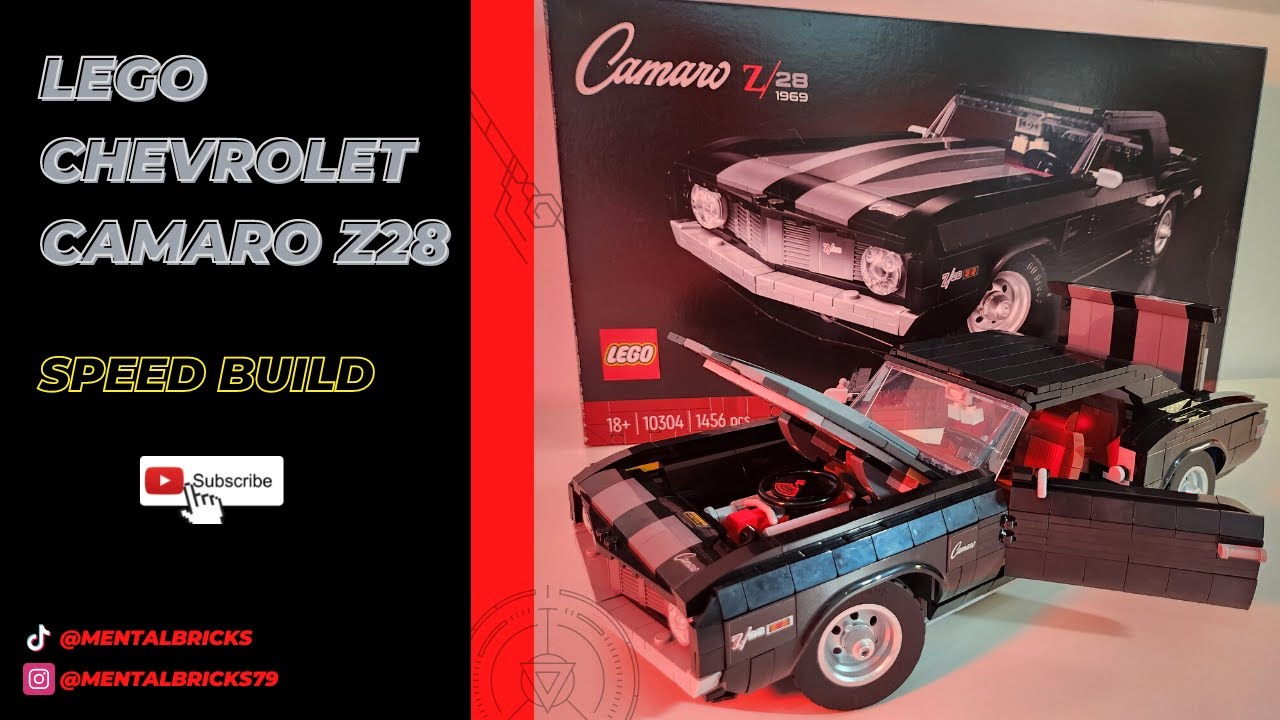 Lego Chevrolet Camaro Z28 Build - YouTube