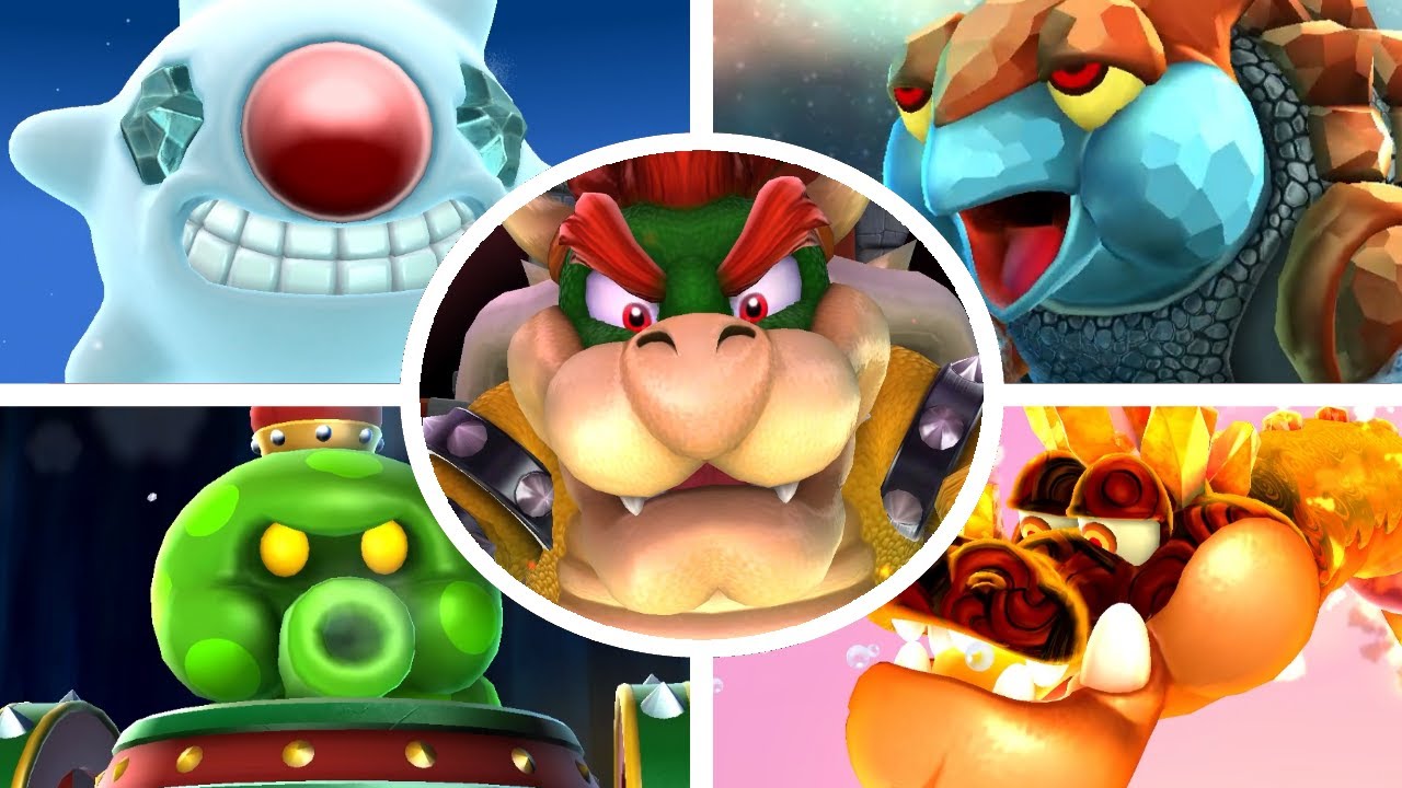 Super Mario Galaxy 2 All Bosses Youtube