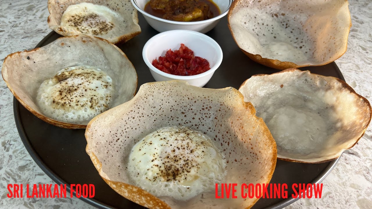 Secrets to Sri Lankan 🇱🇰 Hopper and Egg Hopper, Chicken Curry revealed ...