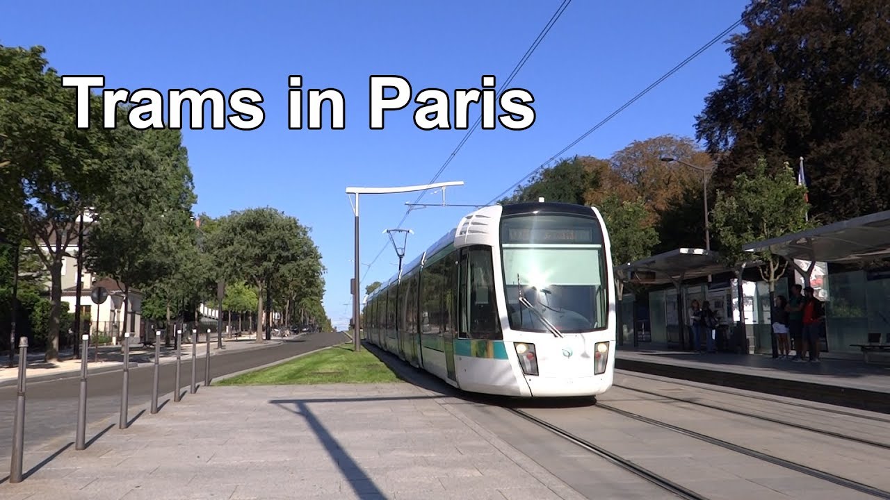 🇨🇵 Trams in Paris - Tramway de Paris (2018) - YouTube