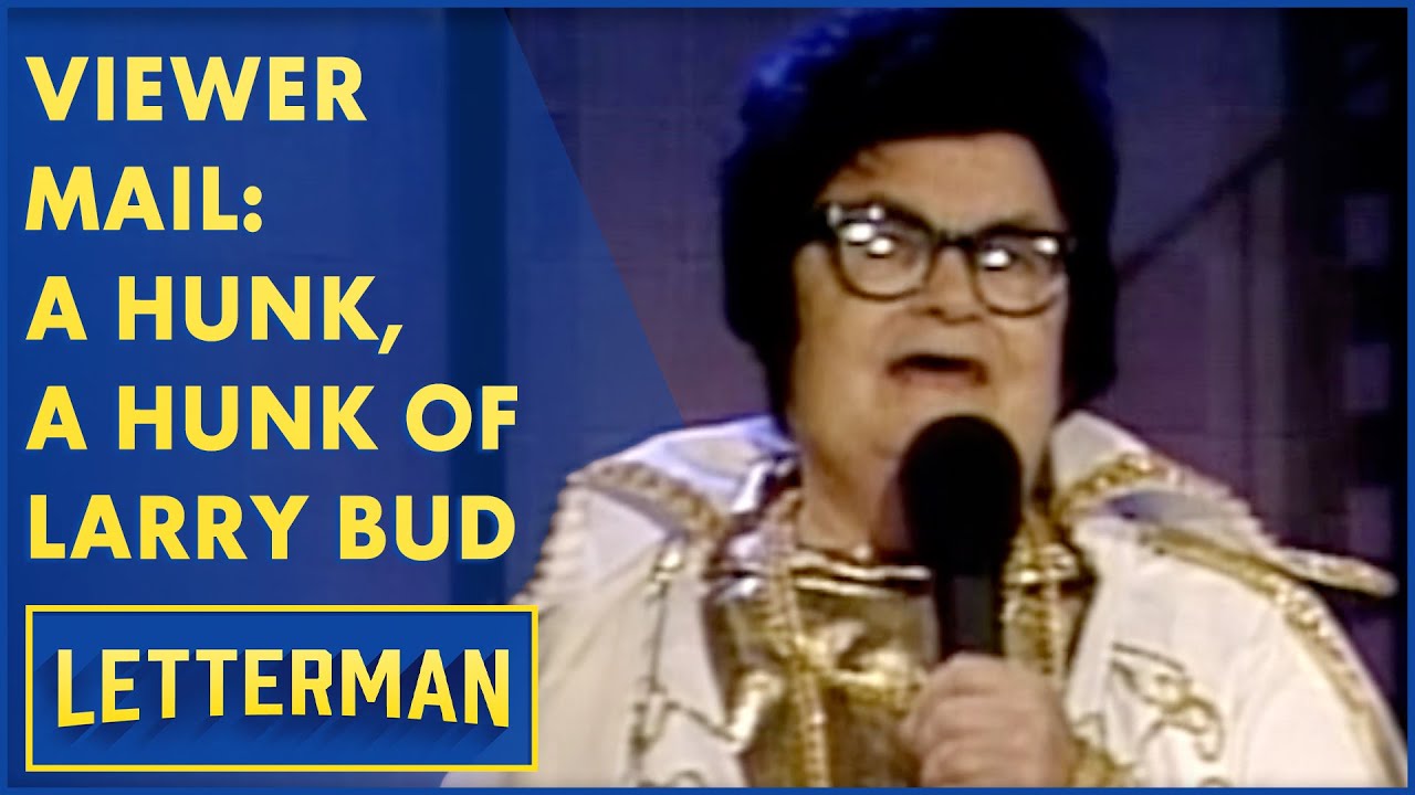 Viewer Mail: Larry "Bud Melman's Tribute To Elvis | Letterman - YouTube