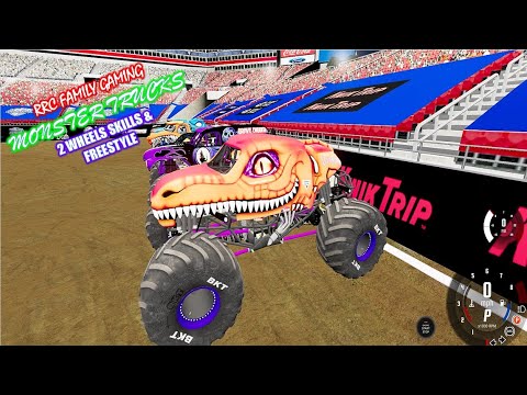 CRAZY MONSTER TRUCK Monster Jam 2 WHEEL & FREESTYLE Event with RRC ...