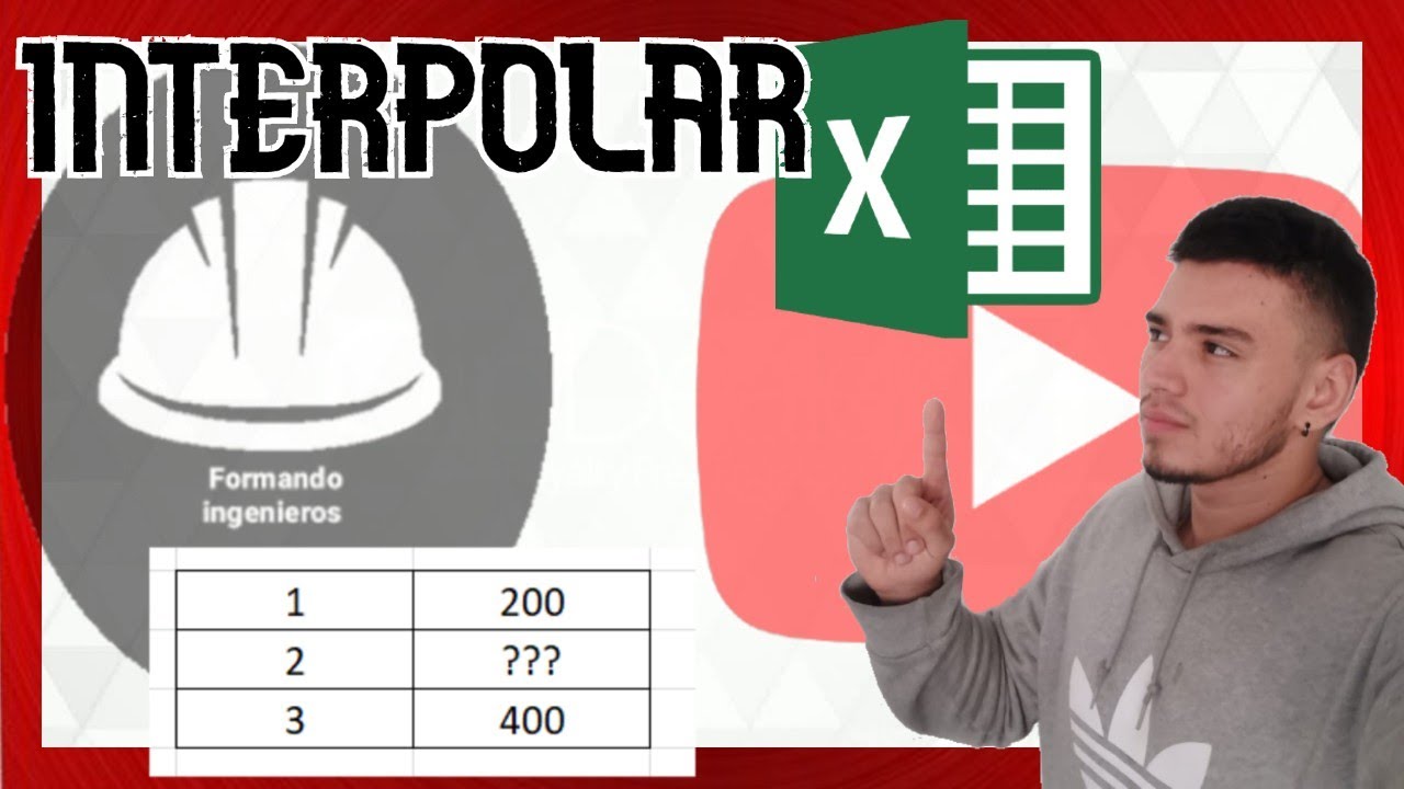 🔥como INTERPOLAR en EXCEL! fácil y rápido !!! - YouTube