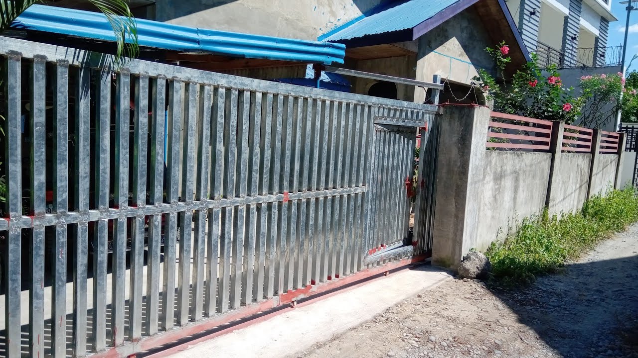 Sliding gate fabrication of tubular and installation tips - YouTube