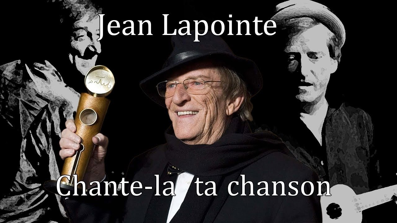 Jean Lapointe Chante-la ta chanson Karaoke - YouTube