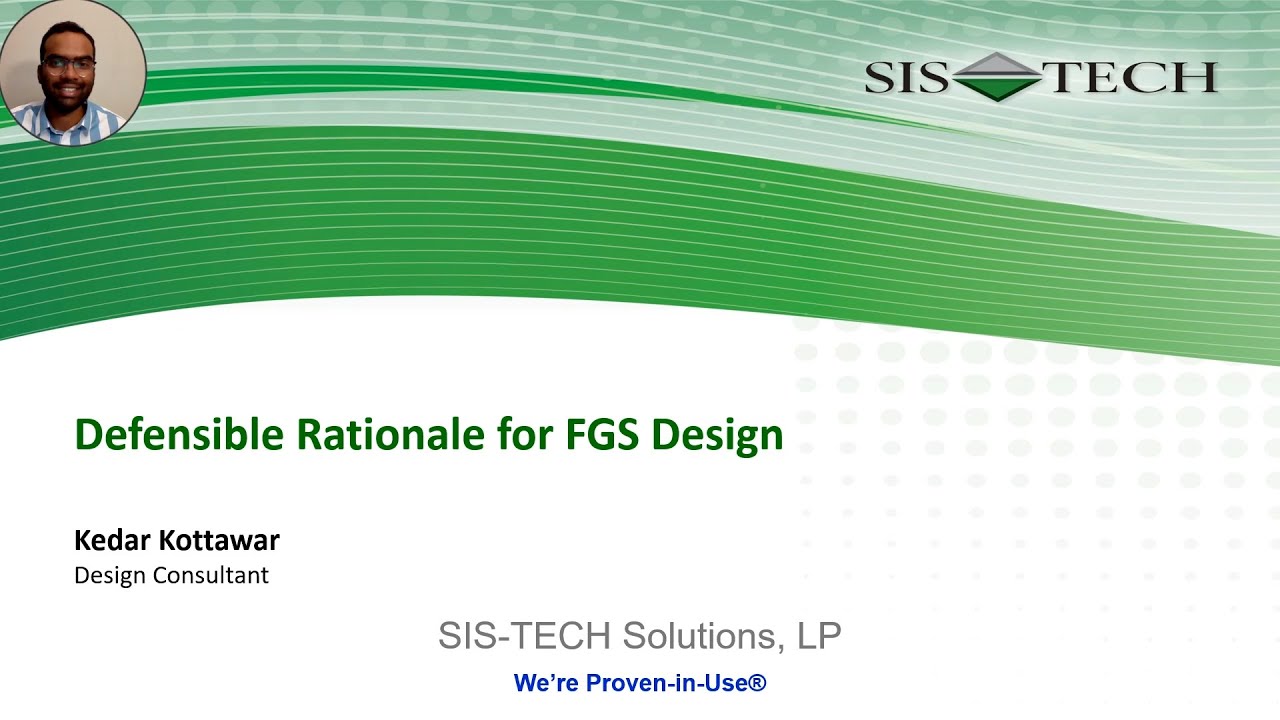 Defensible Rationale for Fire and Gas System Design - YouTube