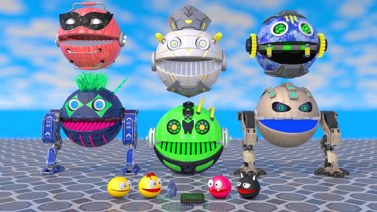 Pacman & the Fantastic Robot Crew – Portal Pebble & Surface Slider ...