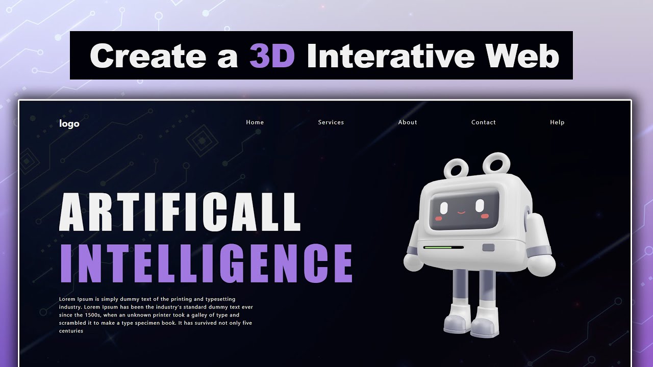 Build a Stunning 3D Website with HTML, CSS & Spline! 🎨 - YouTube