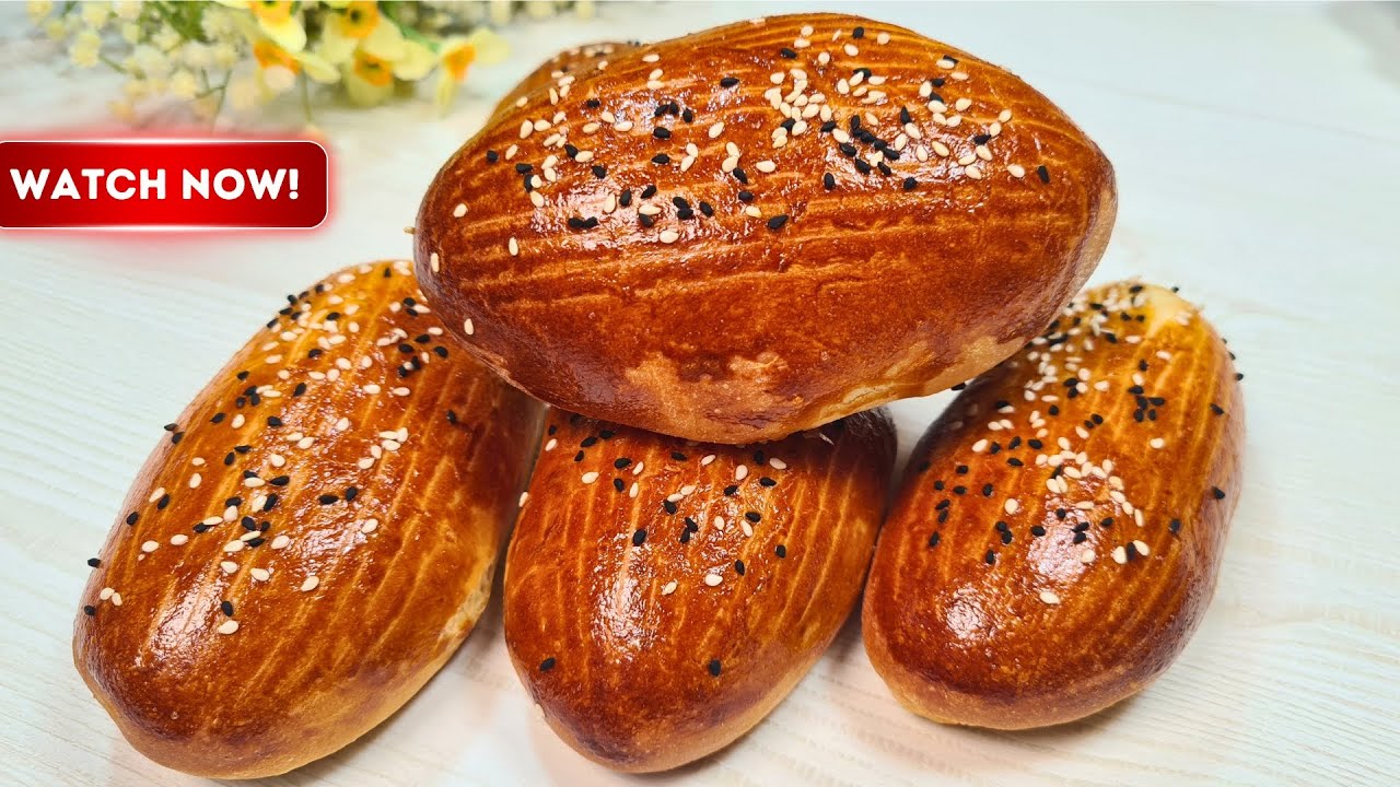 How to Make Homemade Simple Pogacha Bread | Turkish Poğaça Recipe - YouTube