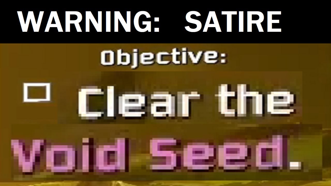 [Joke] how to clear the void seed - Risk of Rain 2 - YouTube