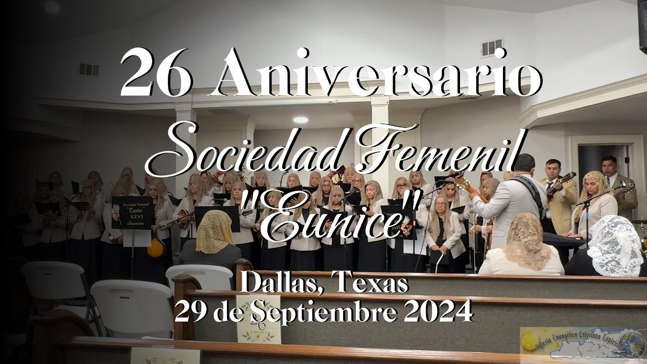 IECE • Contemplare Su Rostro • Soc. Fem. "Eunice" Dallas, Tx - YouTube