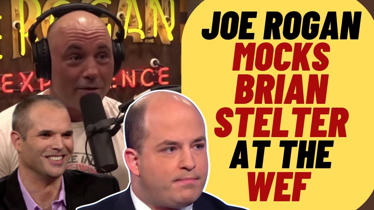 JOE ROGAN And MATT TAIBBI Mock Brian Stelter At WEF - YouTube