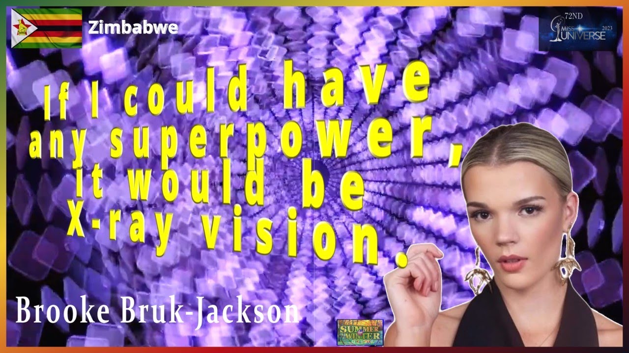 Miss Universe 2023 | Zimbabwe | Brooke Bruk-Jackson - YouTube