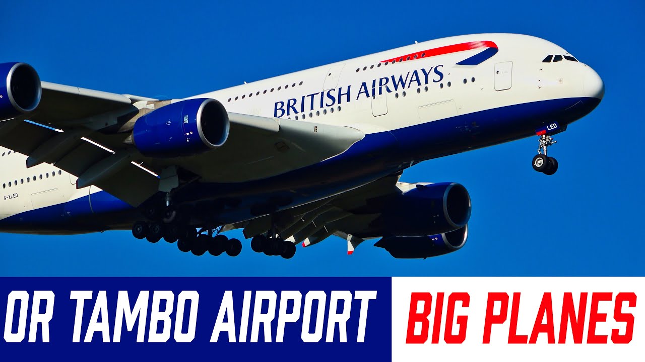 OR Tambo International Airport Plane Spotting| BIG PLANES - YouTube