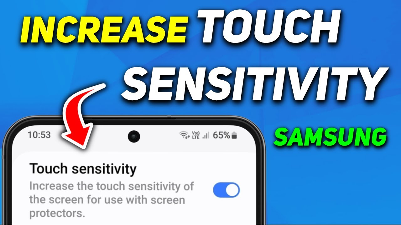 How to Increase Touch Sensitivity on Samsung Galaxy M35 | Touch Screen ...