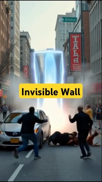Invisible Wall Appears in the Middle of the City! 😱🏙️ | What Is This ...