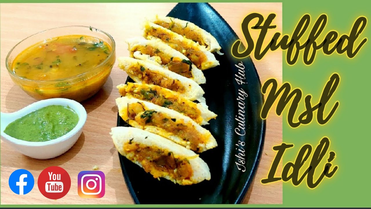 Stuffed Idli Masala Recipe। भरवा मसाला इडली / Sandwich Idli/Potato Aloo ...