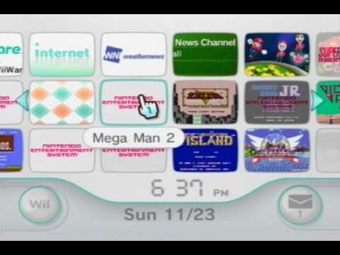 My Wii™ Menu as of November 24th, 2008 (11/24/08) - YouTube