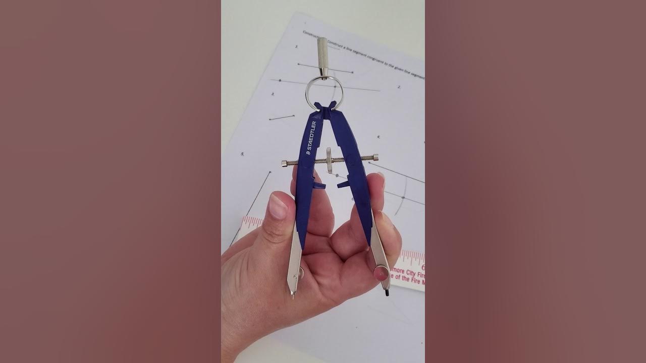 How to copy a line segment and angle - YouTube