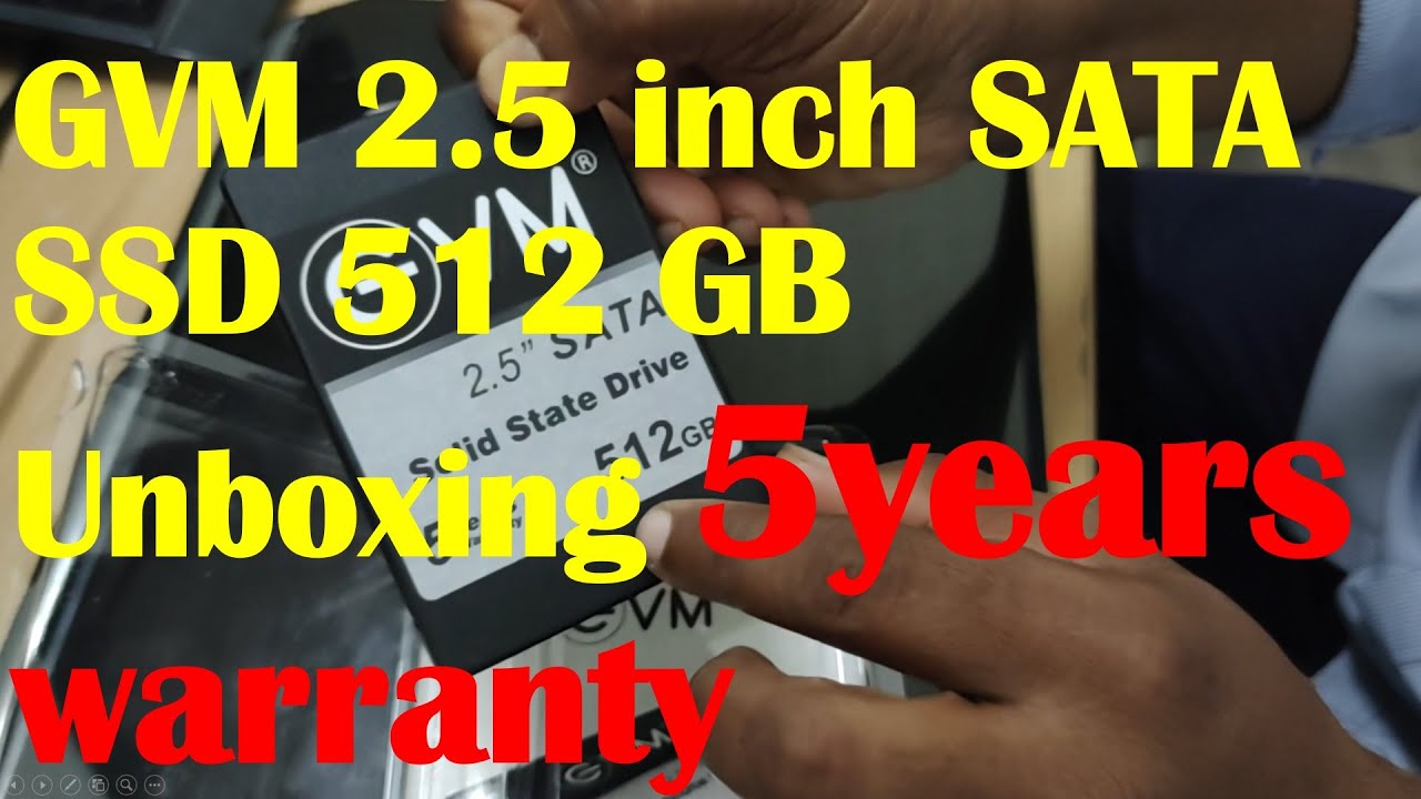 GVM 2 5 inch SATA SSD 512 GB Unboxing #unboxing #subscribe #getdot #how ...