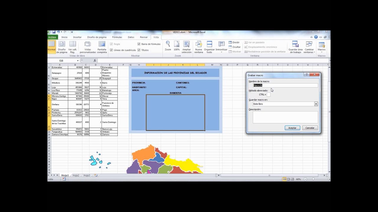 TUTORIAL MAPA INTERACTIVO FUNCION MACRO - YouTube