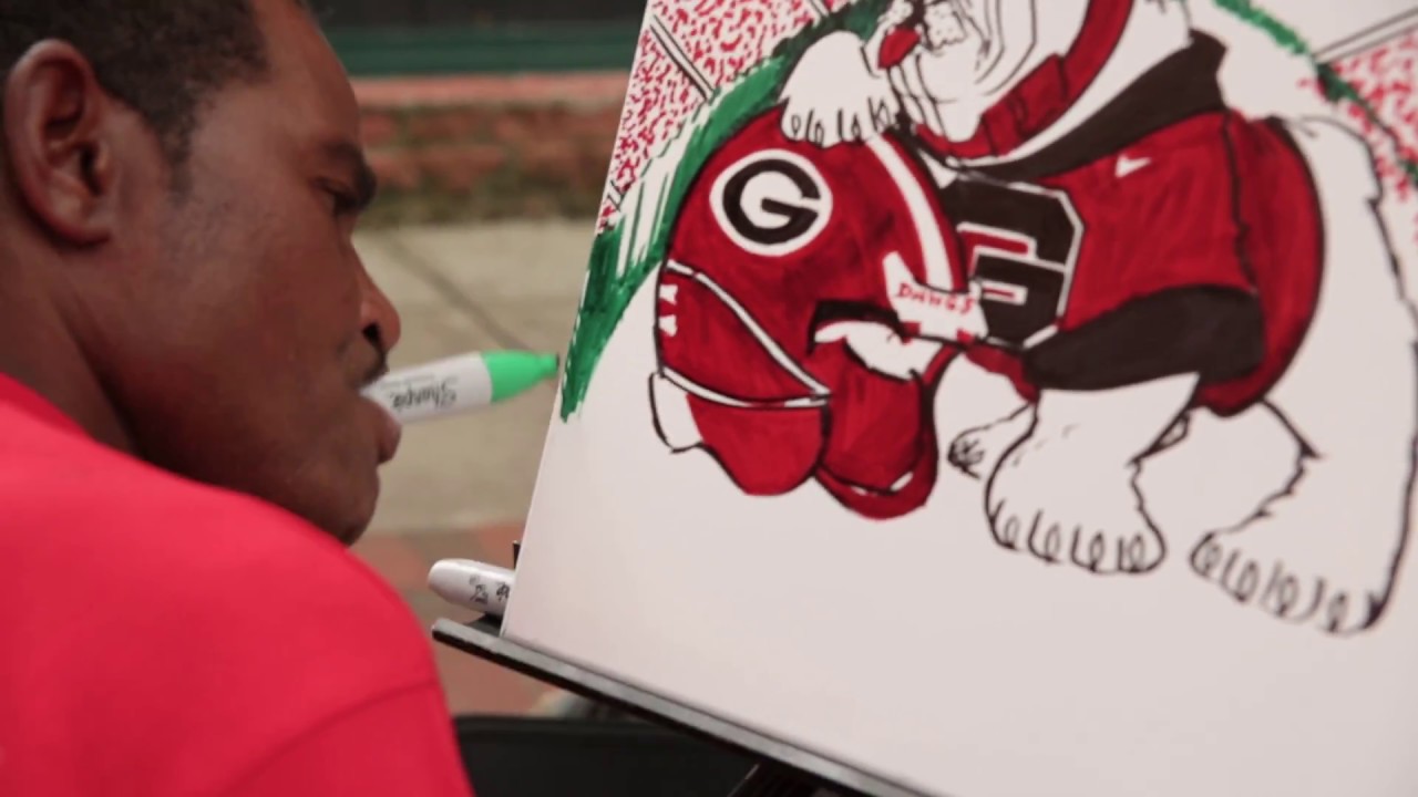 Michael Davenport: The Armless Artist - YouTube