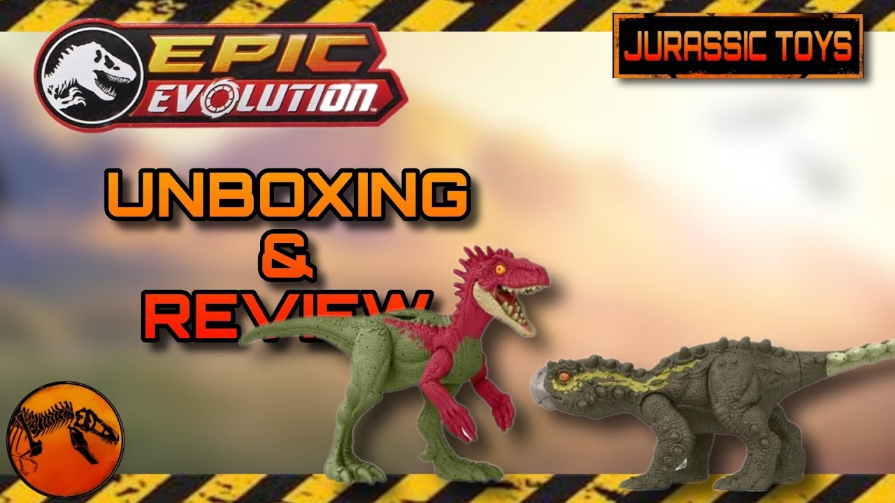 Eoraptor vs Stegourus Danger Pack | UNBOXING & REVIEW | EPIC EVOLUTION ...