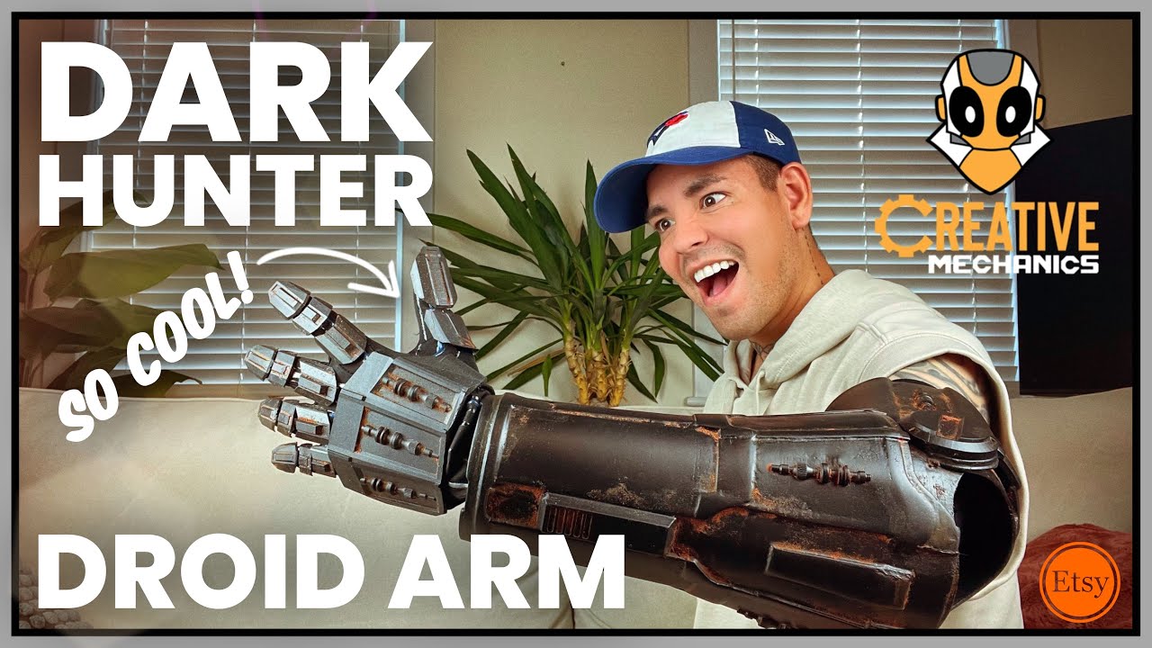 Dark Hunter Droid Arm by Creative Mechanics REVIEW! #etsy #starwars # ...
