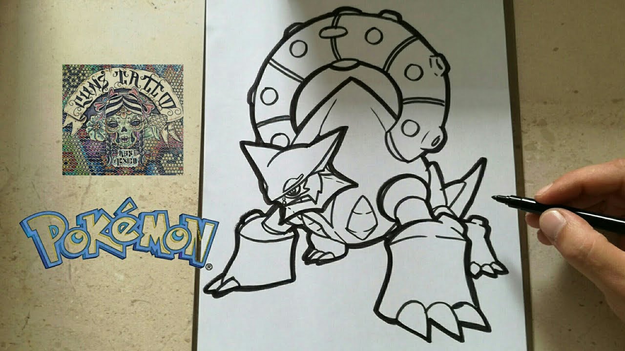 COMO DIBUJAR A VOLCANION - POKEMON / how to draw volcanion - pokemon ...