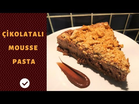 ÇİKOLATALI MOUSSE PASTA (4 Malzemeli) (Tatlı tarifleri)