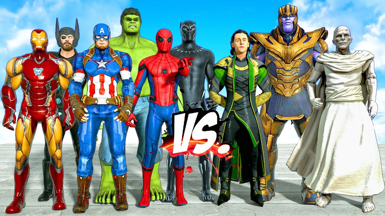 THE AVENGERS vs THANOS TEAM - Super Epic Battle Movie - YouTube