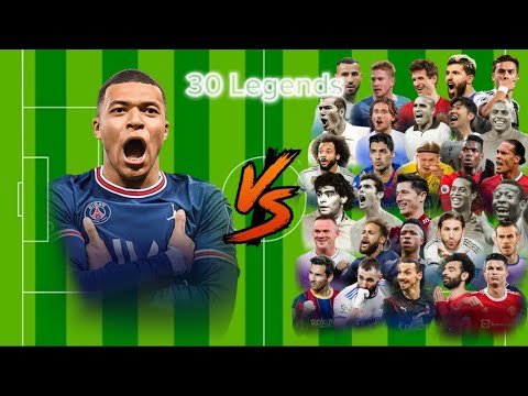 Mbappe VS 30 Legends - YouTube