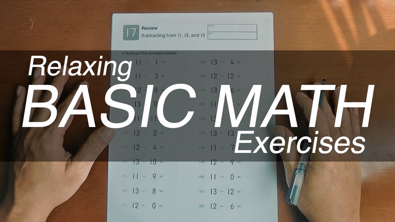 ASMR Math Exercise How To Teach Yourself Math By Watching Eps 3 YouTube ASMR Math Exercise How To Teach Yourself Math By Watching Eps 3 YouTube
