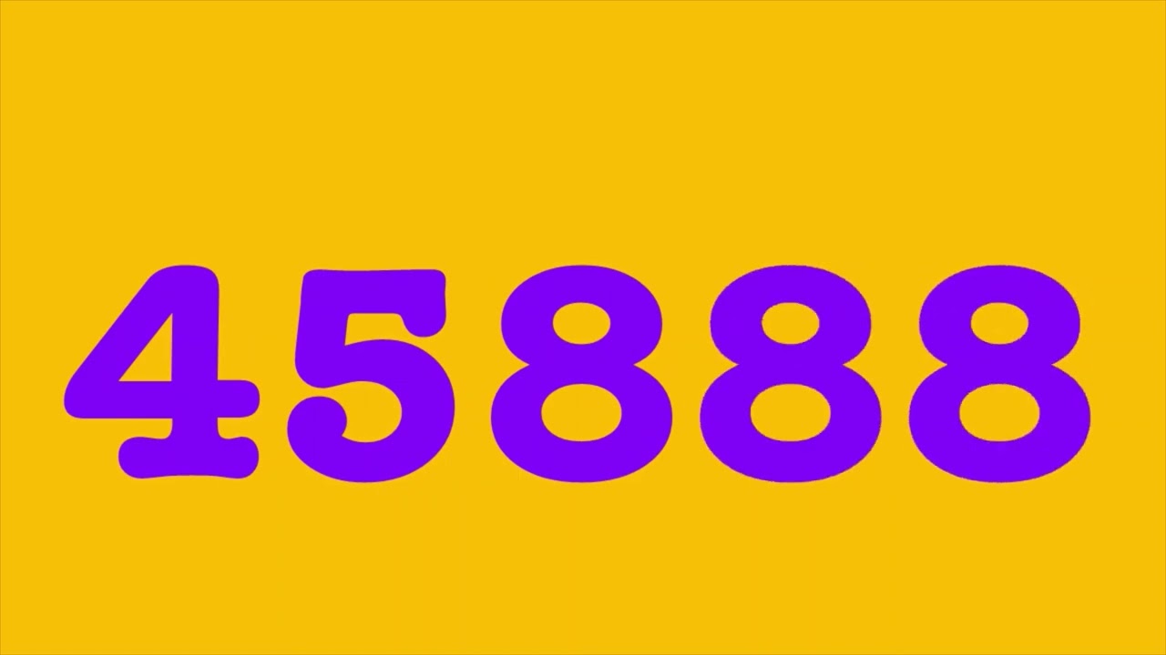 Numbers 1 to 100,000 - YouTube